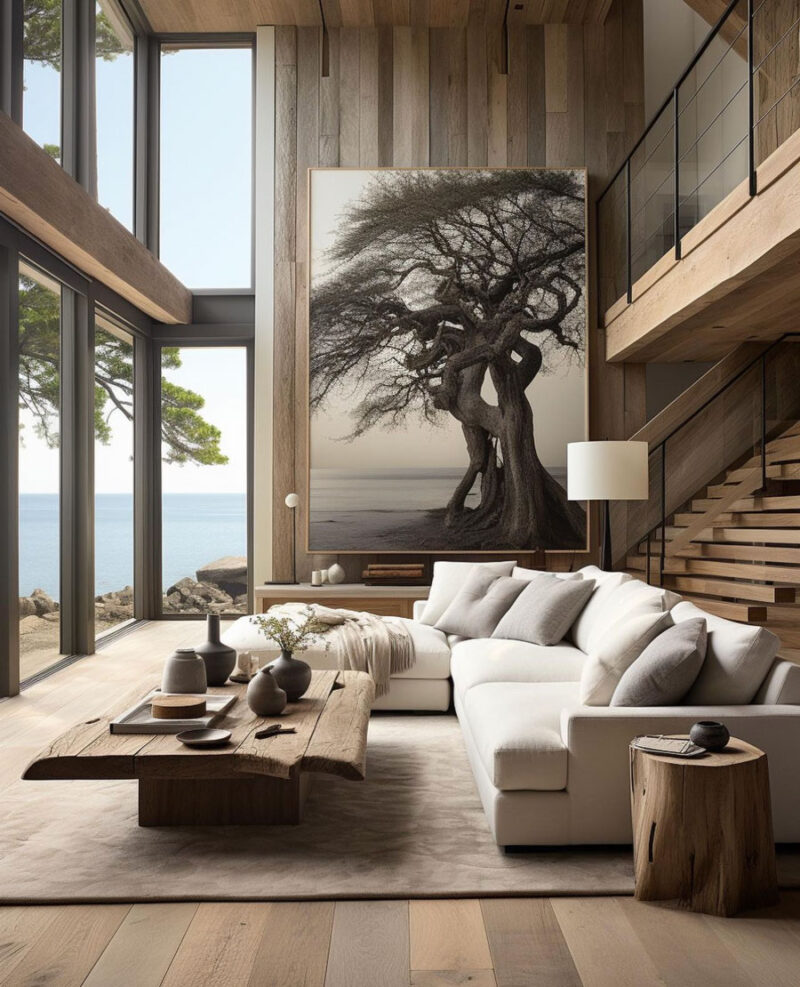 Nature-Inspired Dream Home: The Beauty of All-Natural Wood