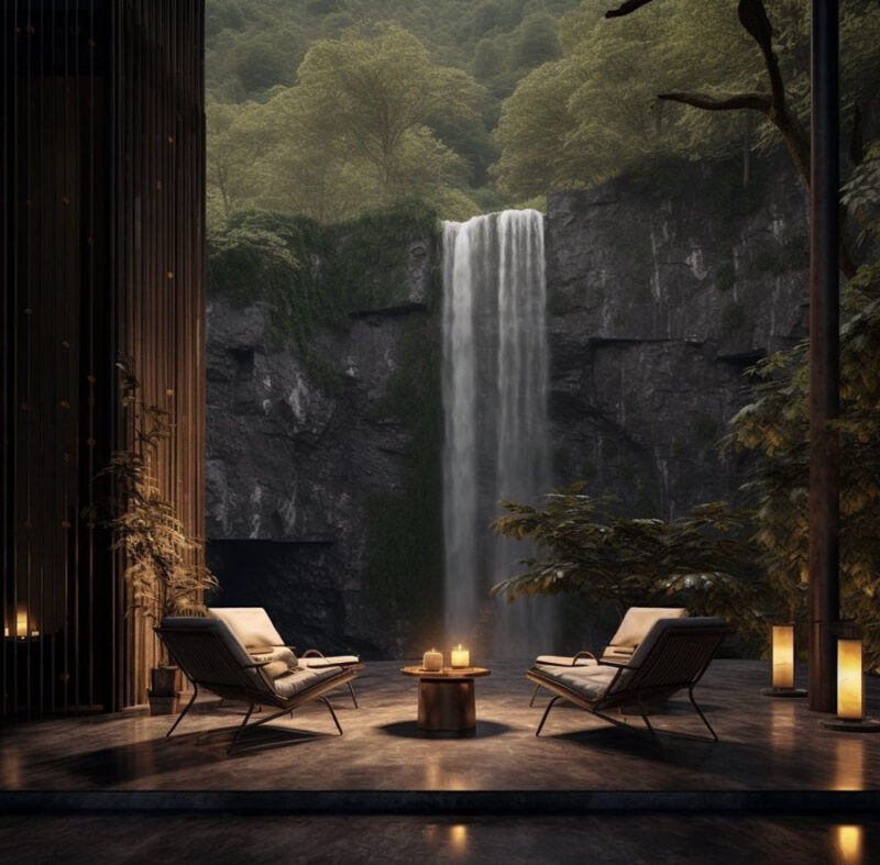 Enchanting Jungle Home Retreat: Cliffside Luxury Concept