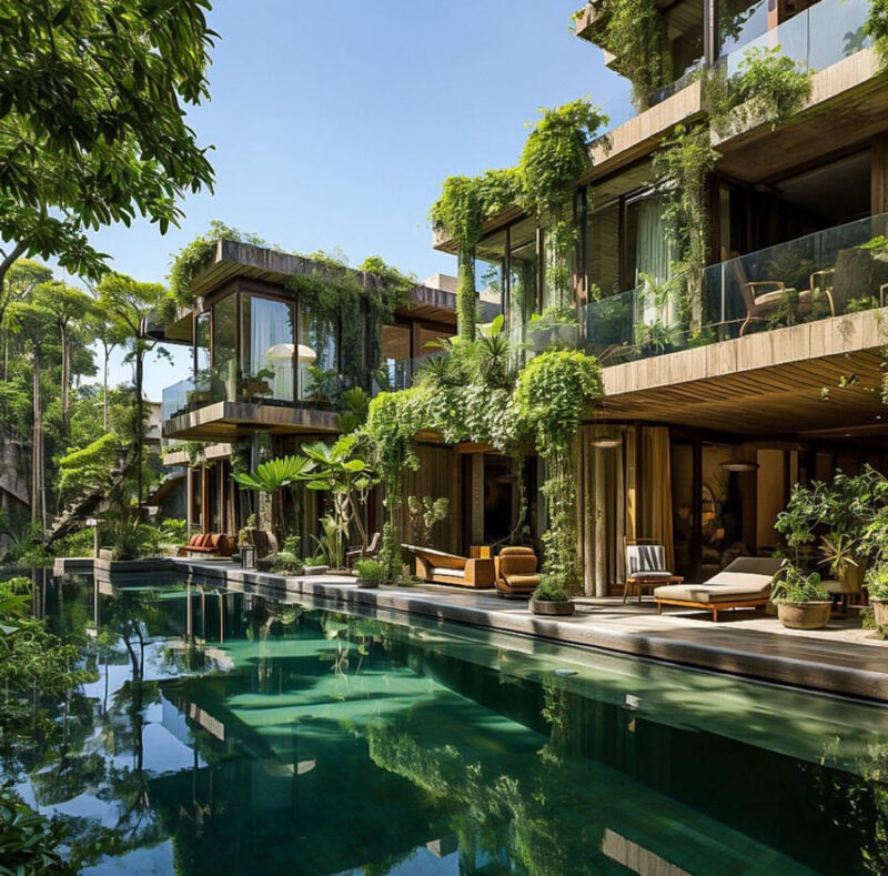 Ai-Generated Rainforest Home Design: Embrace Nature's Abode