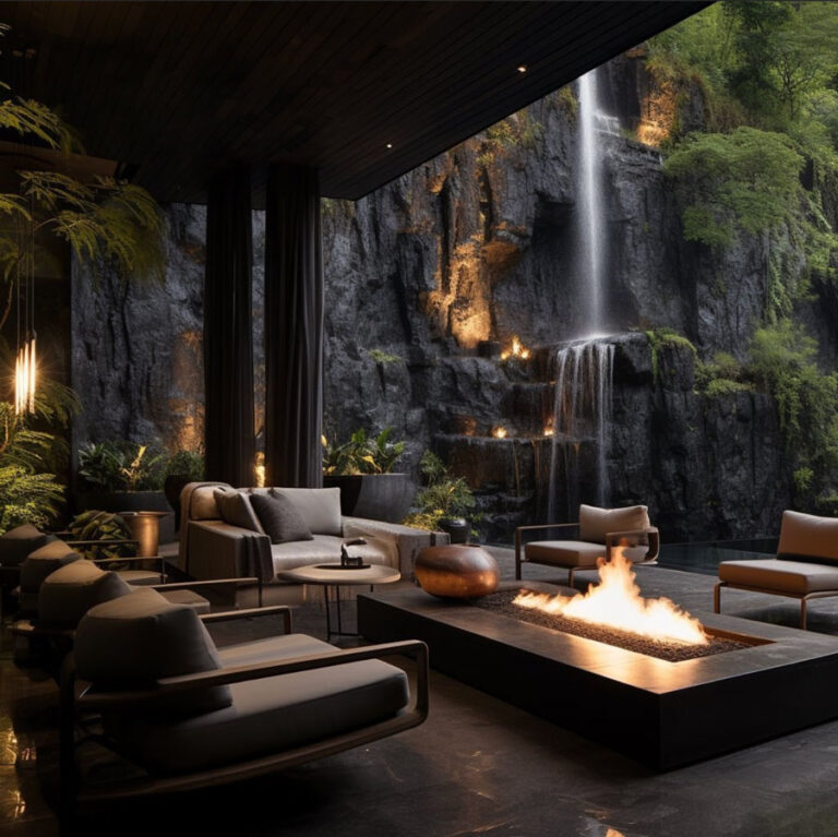Enchanting Jungle Home Retreat: Cliffside Luxury Concept