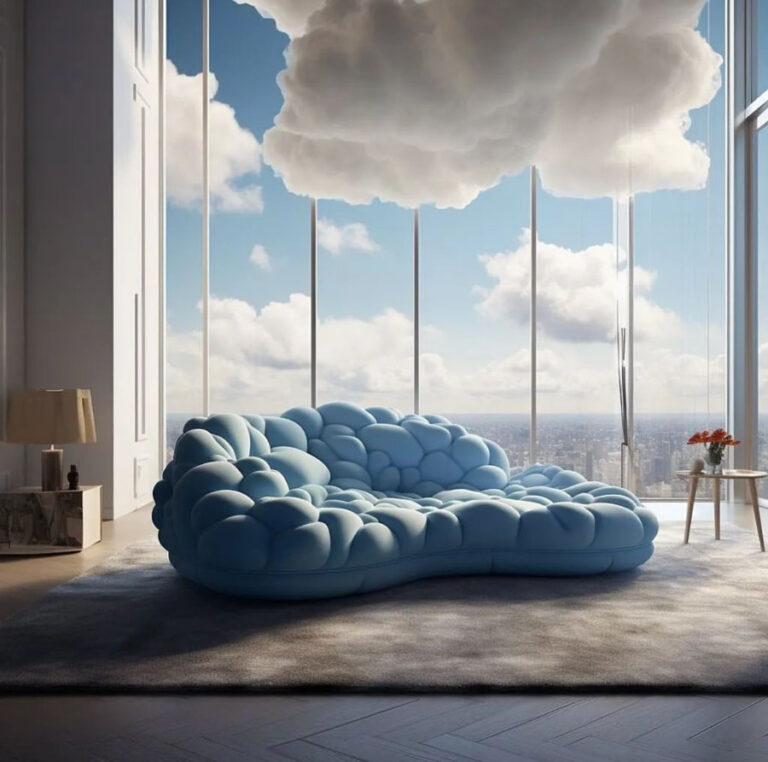 Embrace Relaxation: A Cloud-Shaped Sofa In Your Dream Home