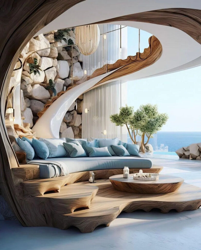 Organic Wood Furniture Design Concepts: Masterful and Organic