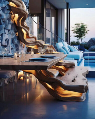 Organic Wood Furniture Design Concepts: Masterful and Organic