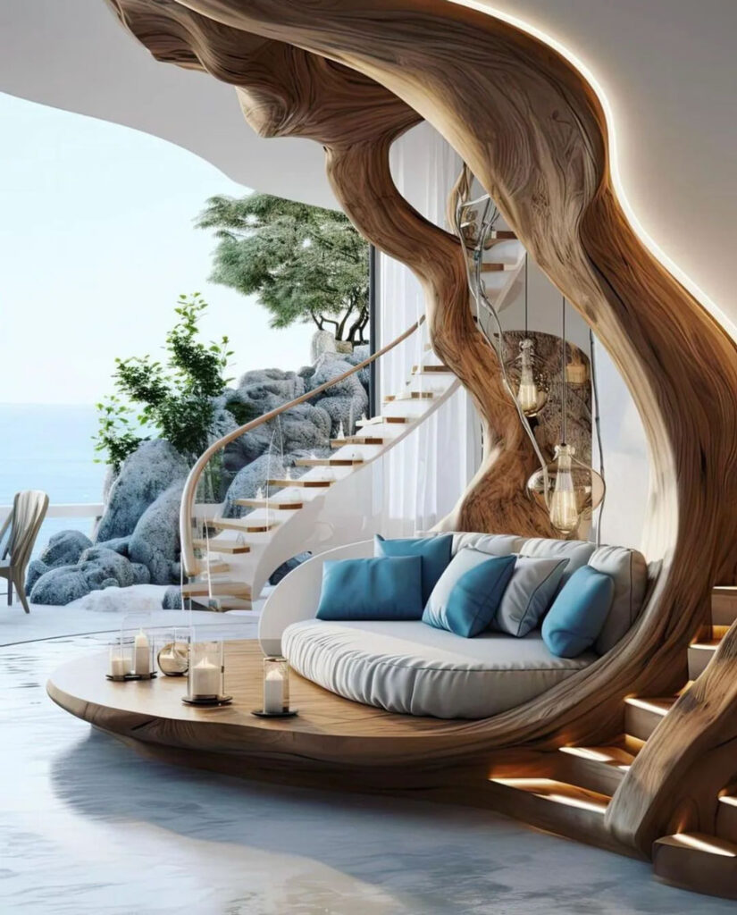 Organic Wood Furniture Design Concepts: Masterful and Organic