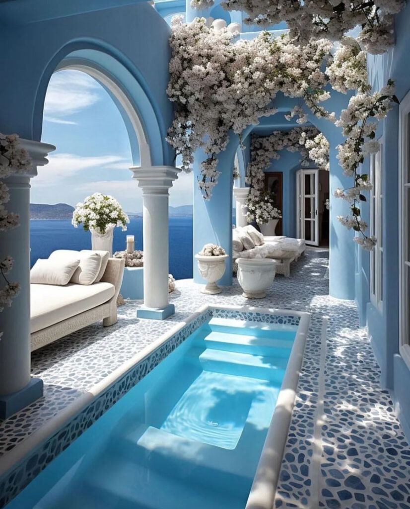 Unveiling the Charms: A Santorini Dream Home on the Coast