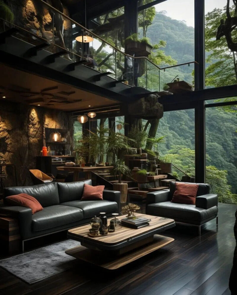 An Amazing Deep Forest Dream Home For the Nature Lover