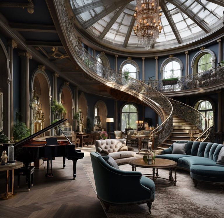 Grand Opulence: A Lakeside Luxury Manor Dream Home
