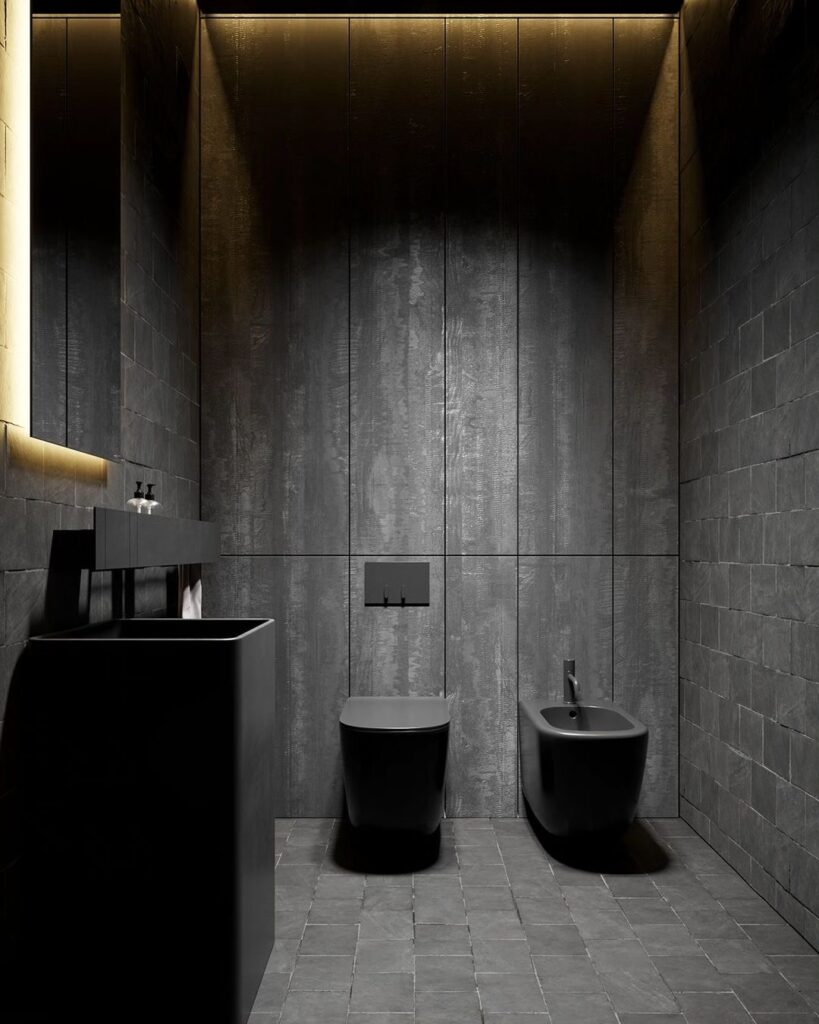 Modern Black Bathroom Design: A Timeless Elegance