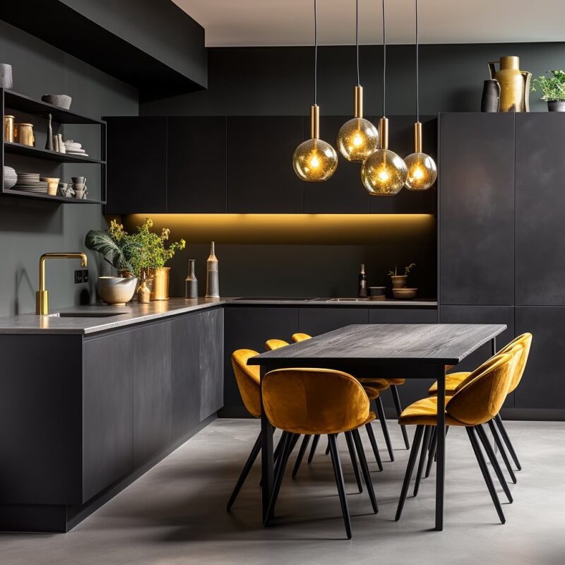 Black and Gold Interior Design Color Scheme: Get Bold Ideas
