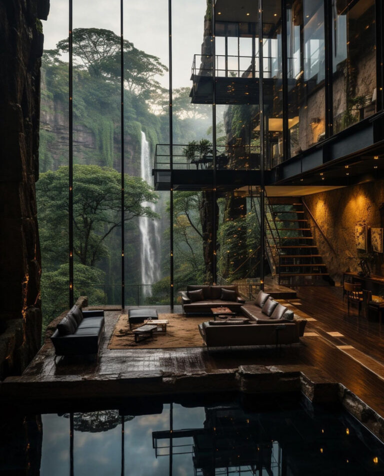 Modern Glass House Design: Enjoy The World Around You