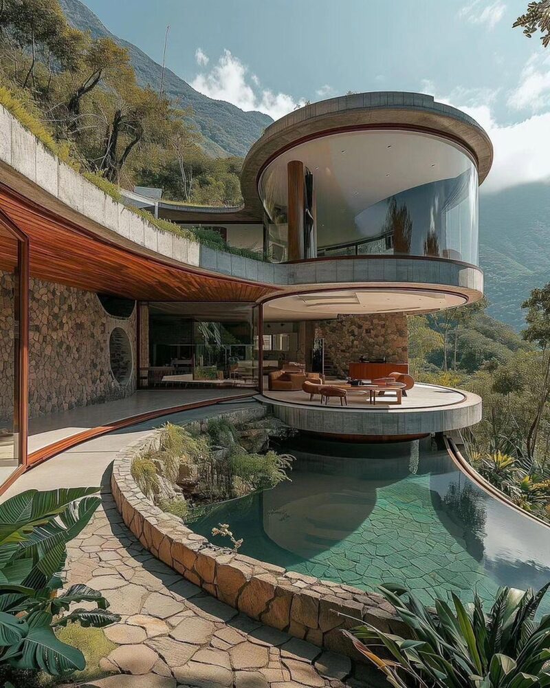 Circular-Inspired Villa Design: Harmonize Luxury and Nature