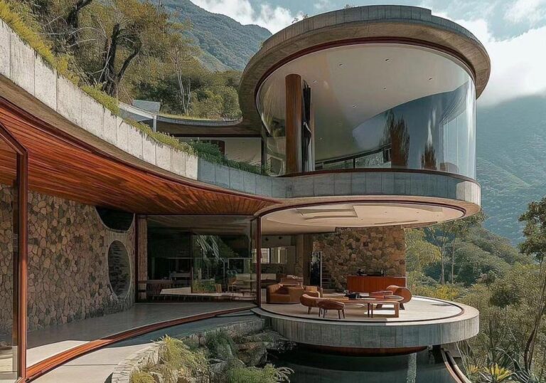 Circular-Inspired Villa Design: Harmonize Luxury and Nature