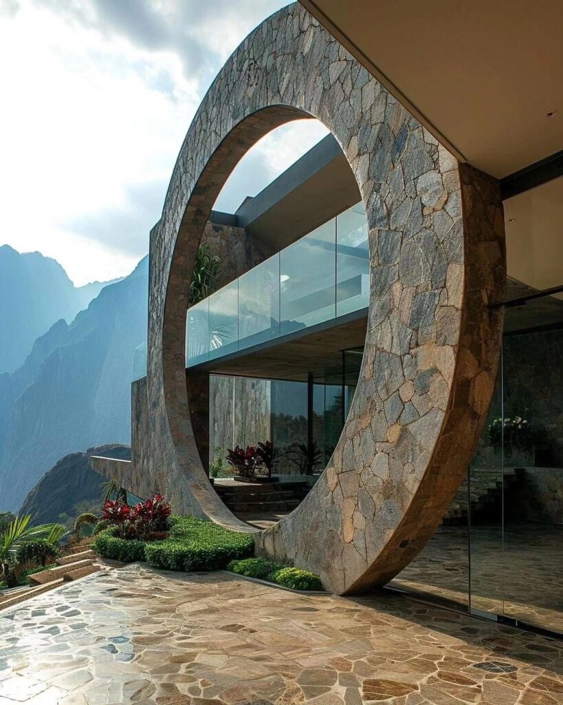 Circular-Inspired Villa Design: Harmonize Luxury and Nature