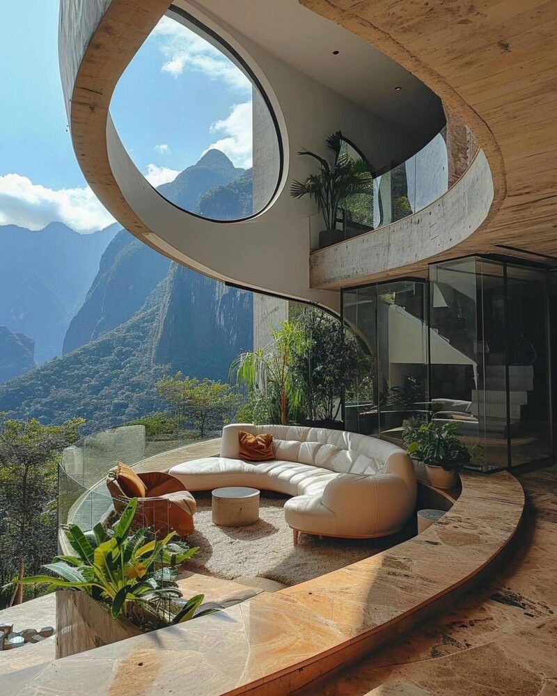 Circular-Inspired Villa Design: Harmonize Luxury and Nature