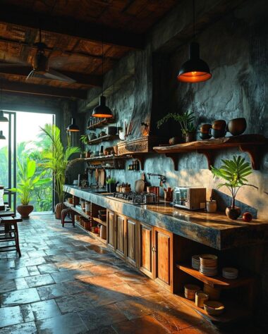 Concrete Home of the Shores of Bali: Modern Meets Tropical