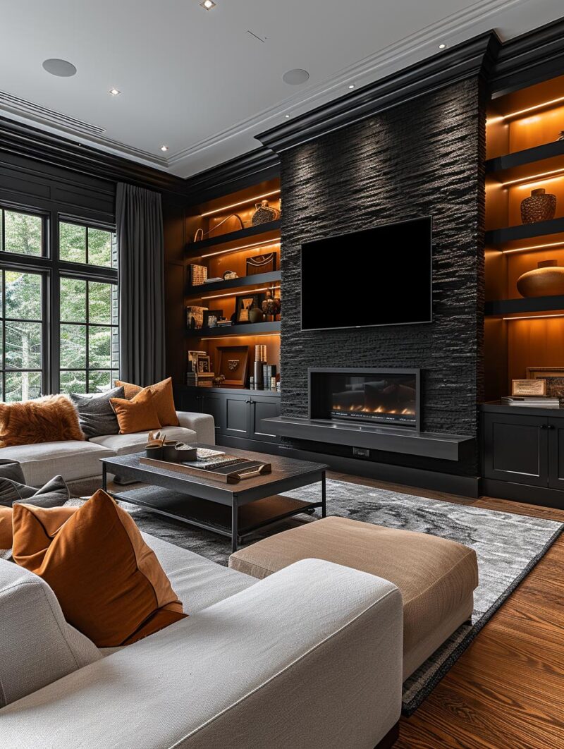 50+ Black Interior Design Concepts: Change Your Perception