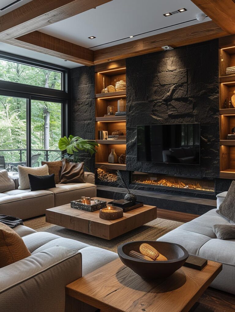 50+ Black Interior Design Concepts: Change Your Perception