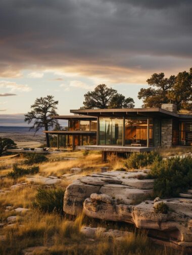 Modern Ranch-Style Home Concepts: Sunsets On The Horizon